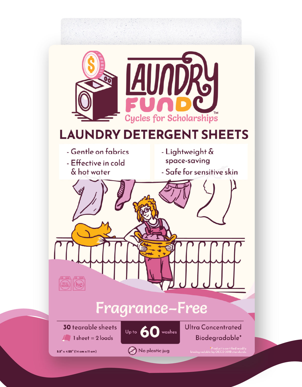 Laundry Fund Enzyme-Powered Detergent Sheets — ECOccasion